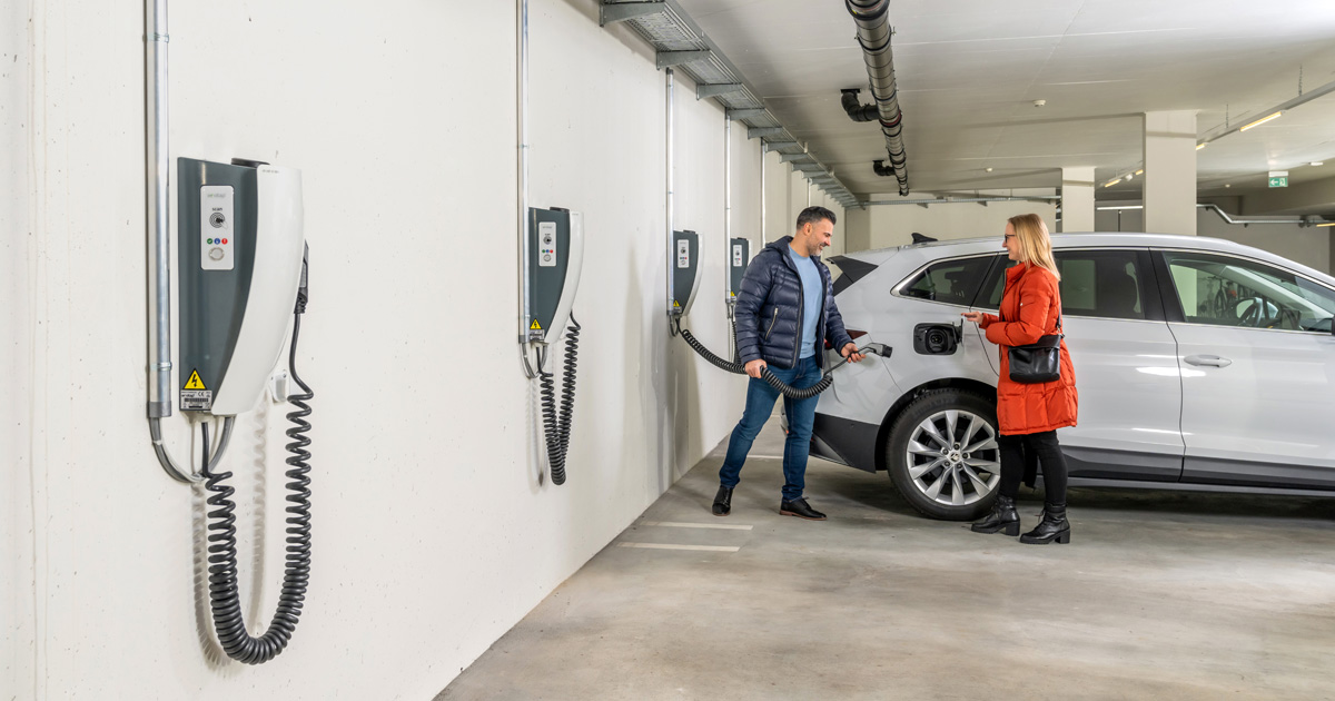 Ladestationen für Mieter und Stockwerkeigentum